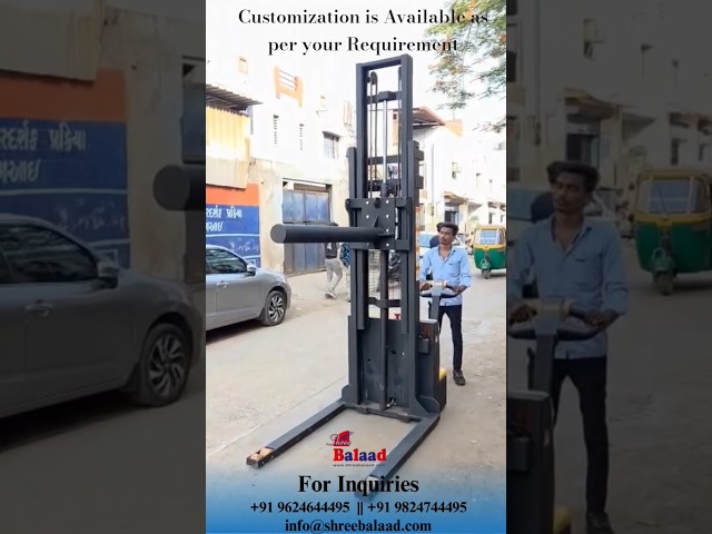 Electric And Hydraulic Stacker - Economic Fully Electric Boom Stackers ...