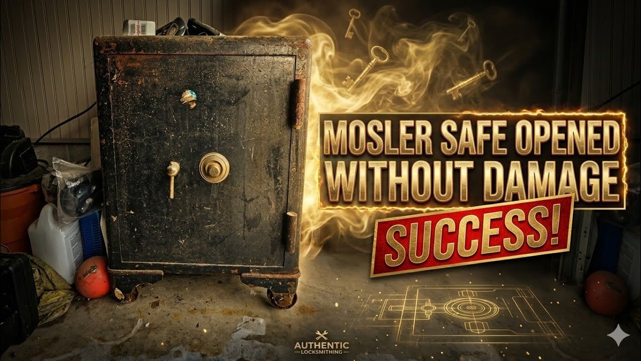 Mosler Safe - Opened without drilling
