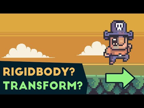 Dynamic, Kinematic Rigidbody or Transform? - How to move objects in Unity 2D P1