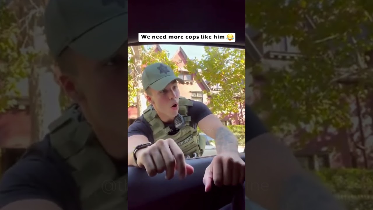 Officer had an unusual traffic Stop 🤣 (@wobruno)