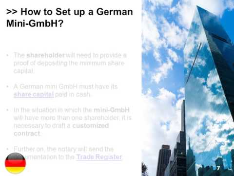 Starting a mini-GmbH in Germany