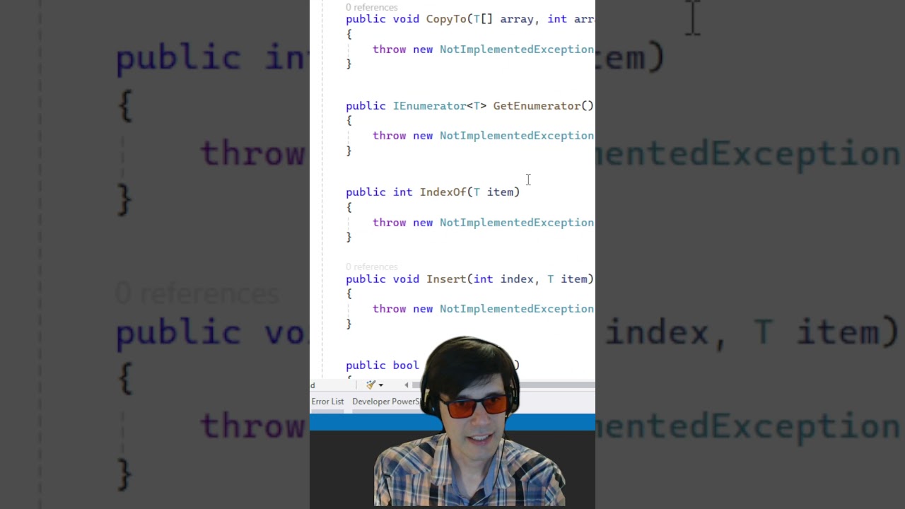 What interface do I need for List implementation in CSharp? #coding #programming #csharp #dotnet