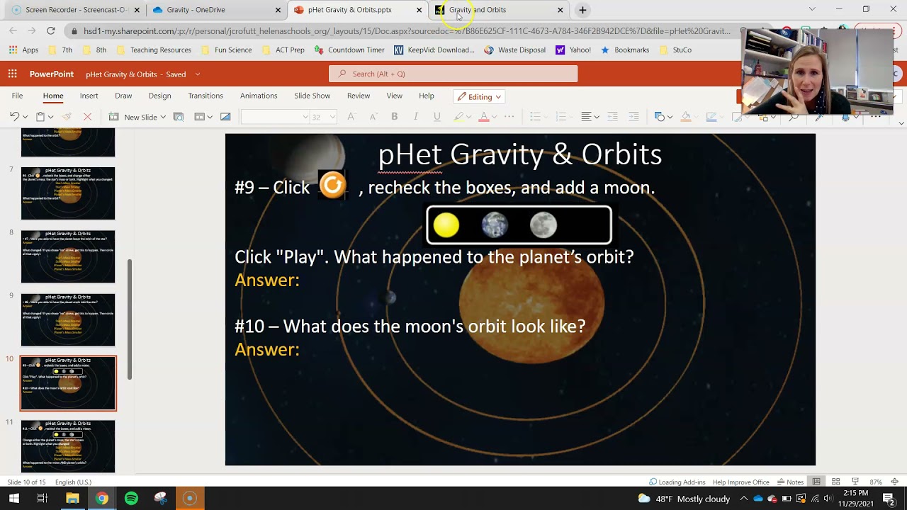 pHet Gravity & Orbits