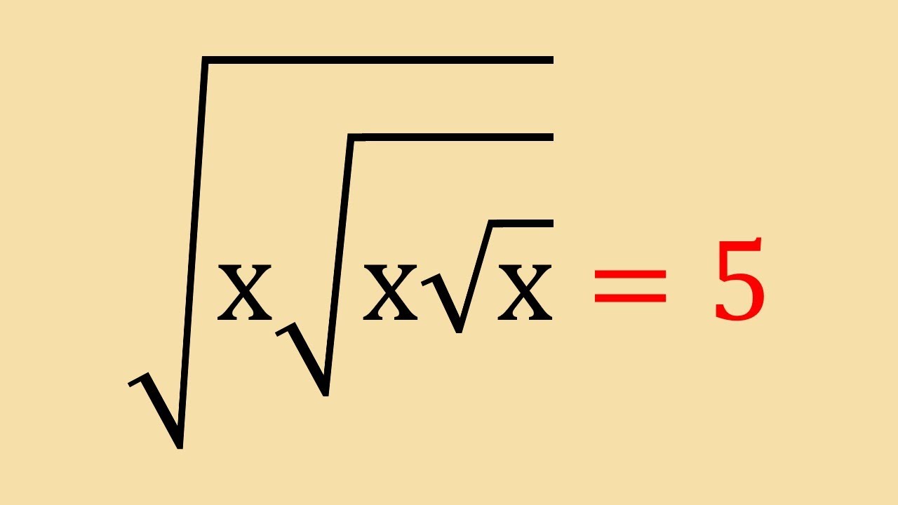 A Nice Square Root Math Olympiad Problem | Can You Solve This Problem?