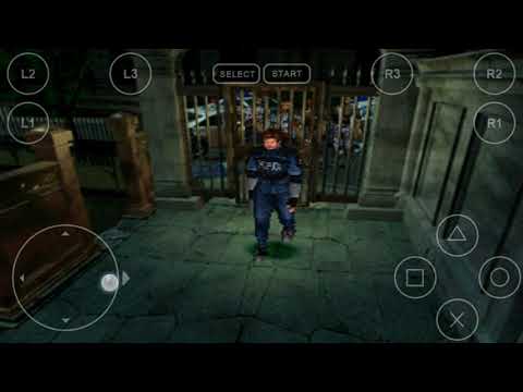 Android PlayStation1 PS1 Emulator FPse Biohazard 2 Game Play