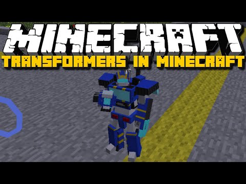 Minecraft: Transformers Mod (Transformer Tanks, Planes and Cars) Mod Showcase