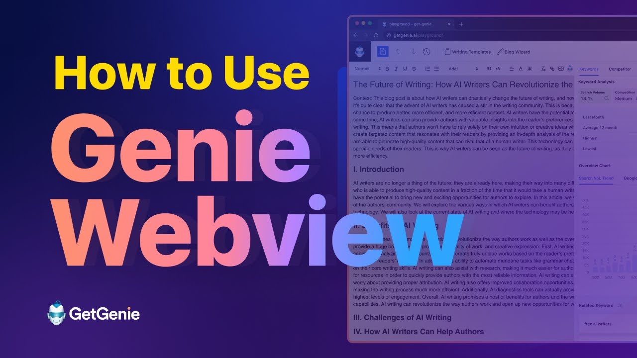 How to Use Genie Webview to Generate Content
