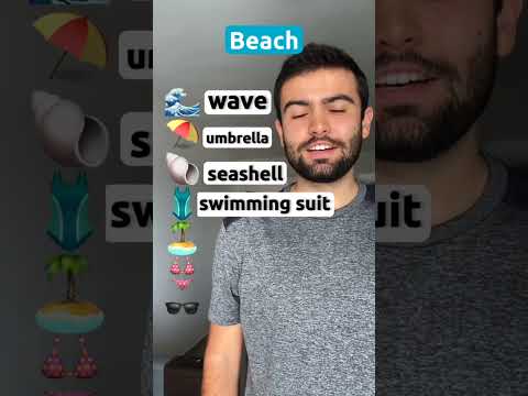 vocabulario sobre la PLAYA en INGLÉS.