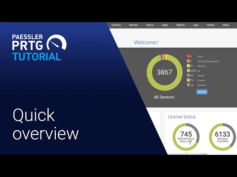 PRTG Tutorial - A Quick Overview of Our Monitoring Solution