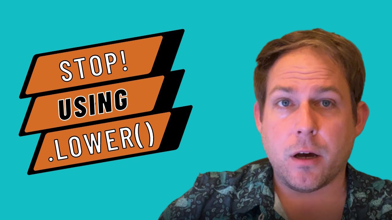 Case Insensitive Matching in Python with .Casefold()