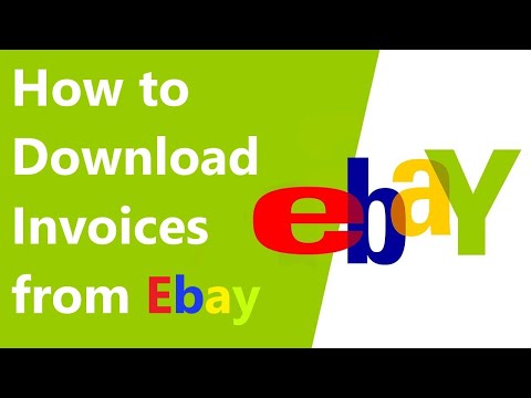 How to Download Purchase invoices from Ebay