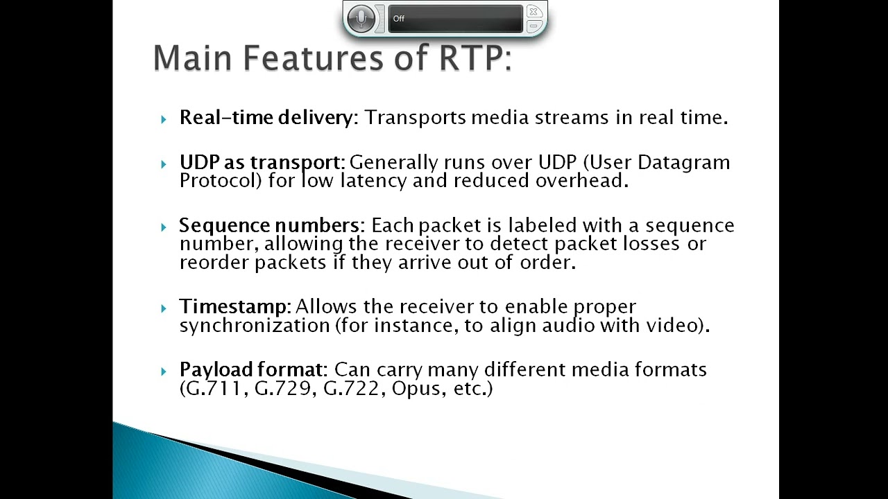 RTP & RTCP Voice Protocol