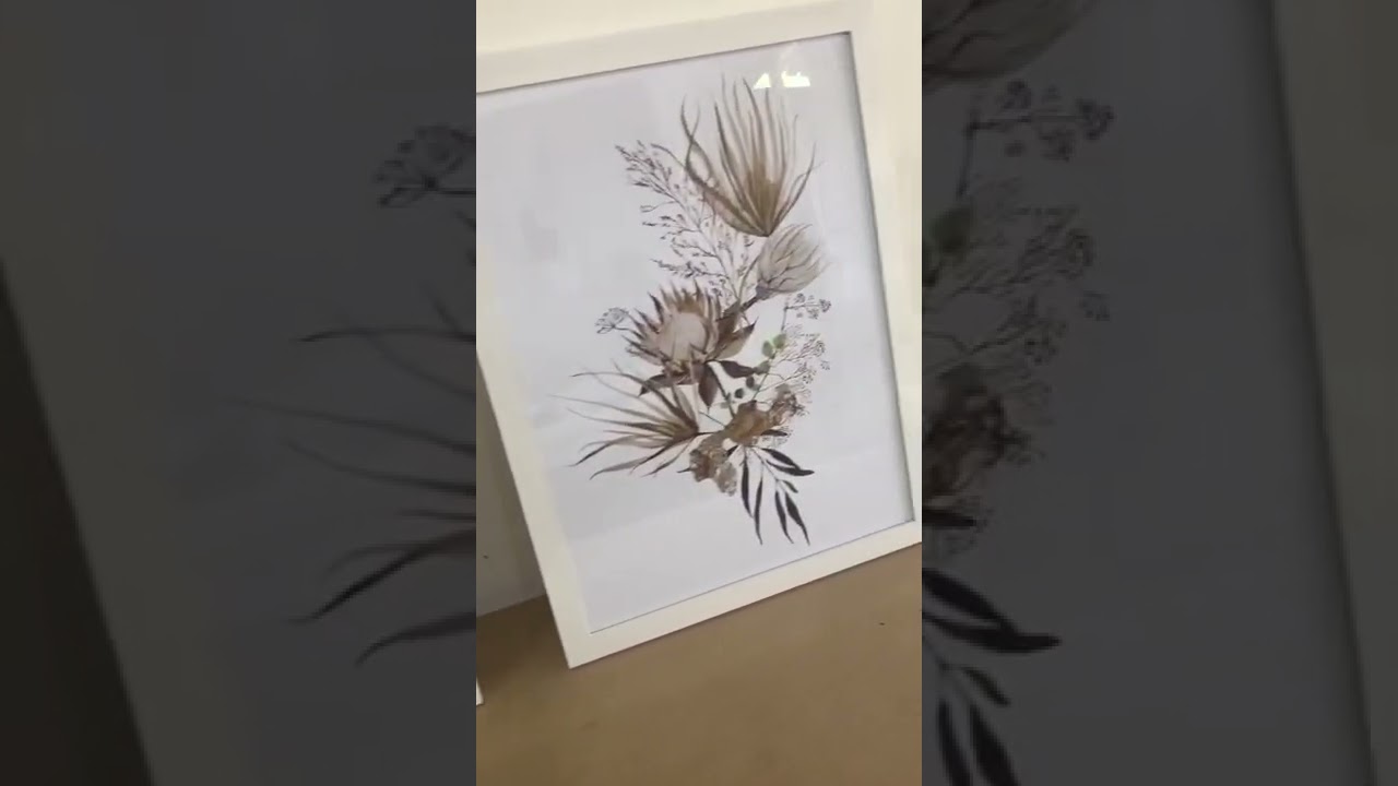 Set de cuadros florales