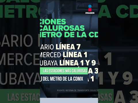 Las estaciones más calurosas del #Metro de la #CDMX | #Shorts | DPC con Nacho Lozano