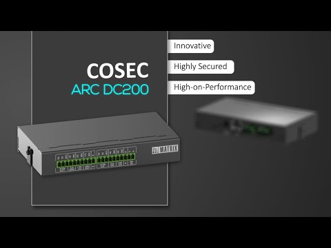 2 Door Controller - Matrix COSEC ARC DC200P Two Door Controller ...