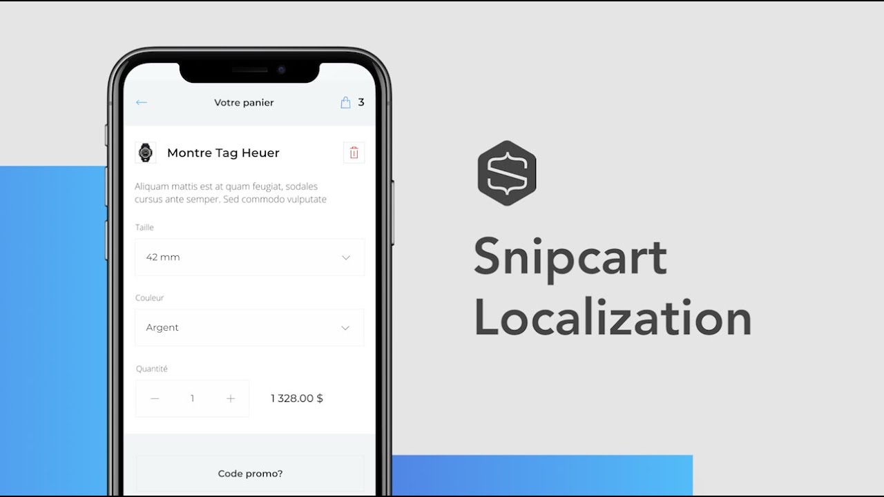 Snipcart Tutorial - Localization