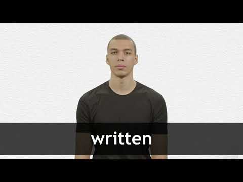 How to pronounce WRITTEN in American English
