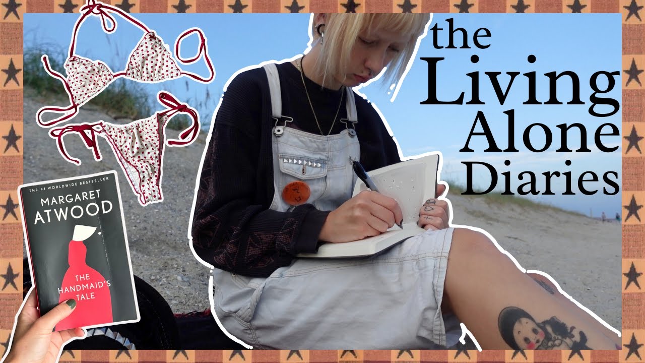 LIVING ALONE DIARIES (week 1)| beach days, journaling, learning to be alone