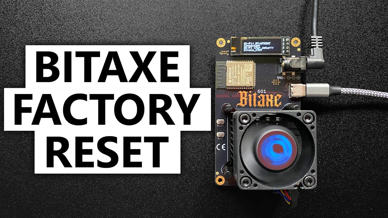 How To Factory Reset Your Bitaxe Miner