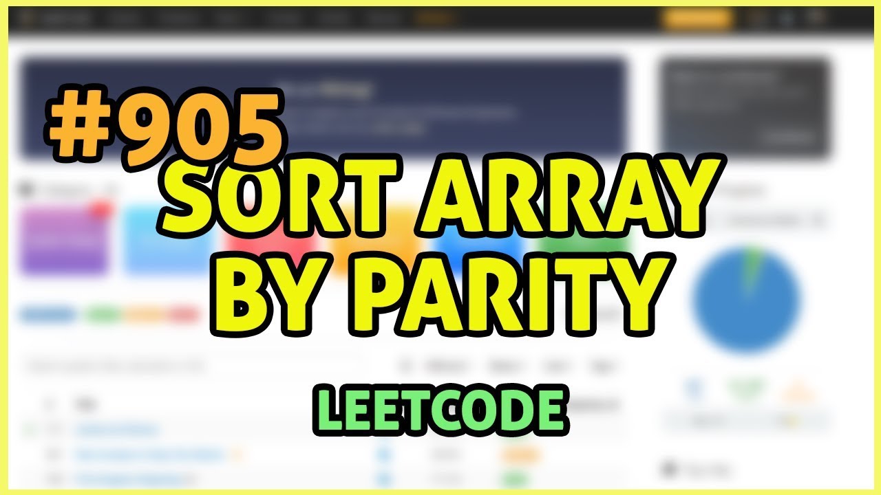LeetCode Problem 905: Sort Array By Parity (Java)
