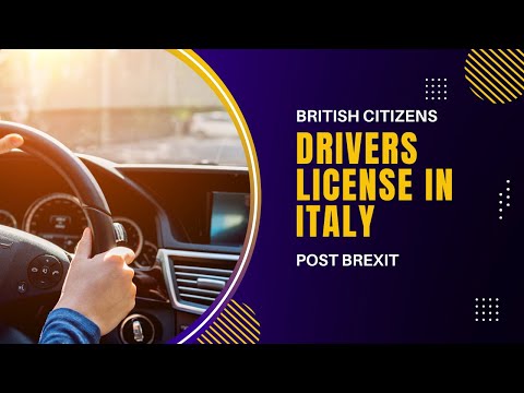 Drivers License in Italy for British people