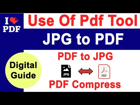PDF size reduce | Merge PDF | Compress PDF | JPG to PDF | By I LOVE PDF