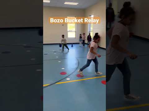 Bozo Bucket Relay. #physicaleducation #games #physedgames #education #pegames #sports