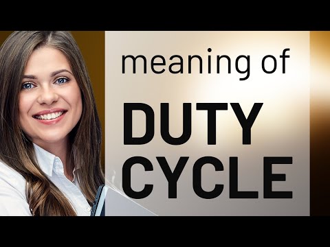 Understanding "Duty Cycle" in Simple Terms