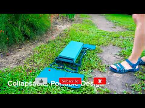 Garden Kneeler and Seat with EVA Foam Kneeling Pad