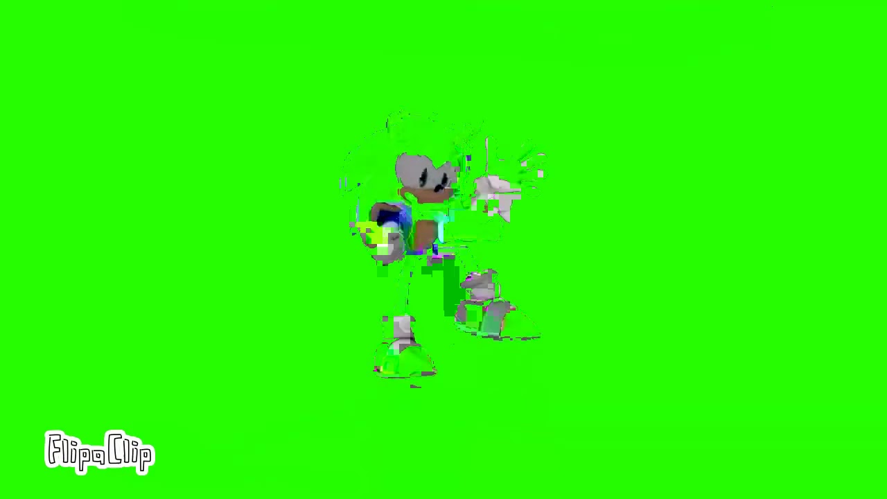 Distraction dance sonic green screen