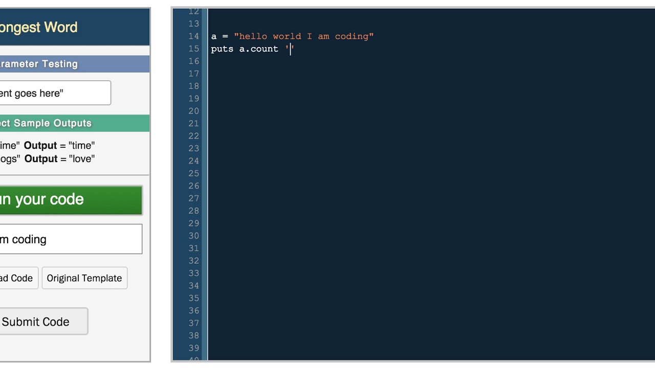 Strings and characters in Ruby - Coderbyte