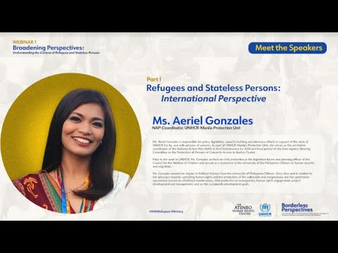 Webinar 1: Understanding the Context of Refugees and Stateless Persons (1/2)
