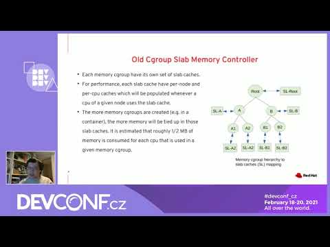 Cgroup Slab Memory Controller and Time Namespace - DevConf.CZ 2021