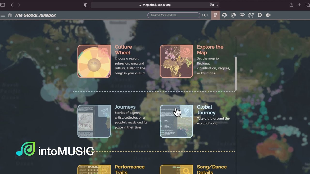 TUTORIAL - THE GLOBAL JUKEBOX - Music Appreciation - intoMUSIC