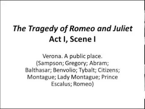 Romeo and Juliet Act I Scene I