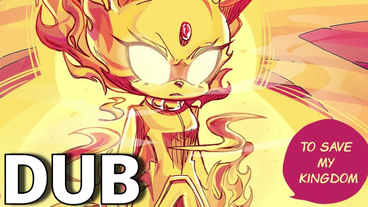 Burning Blaze VS Dark Sonic