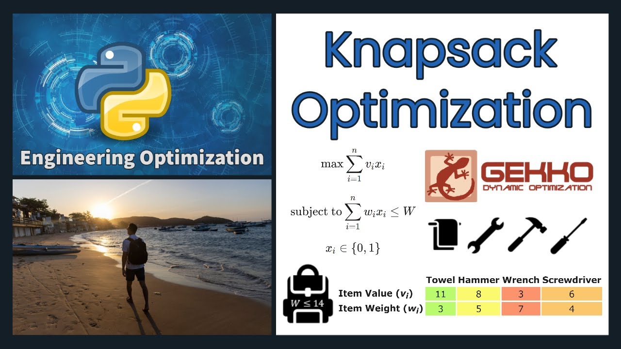Knapsack Optimization with Python