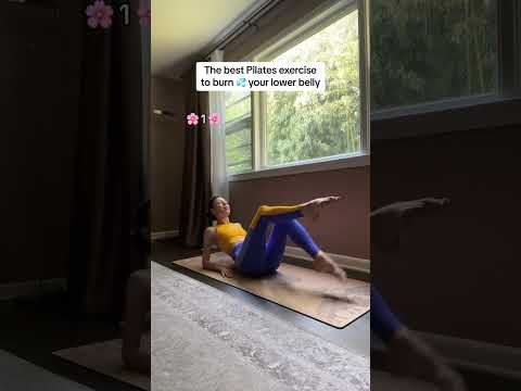 The best pilates exercises to burn lower belly fat🔥
