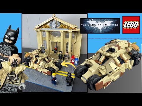 Lego Batman Vs. Banes Tumbler Redesign!!! / The Dark Knight Rises MOC