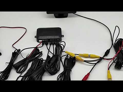 4.3in monitor 12V 22mm Car Parking Sensor Kit Universal 4 Sensors Buzzer Reverse