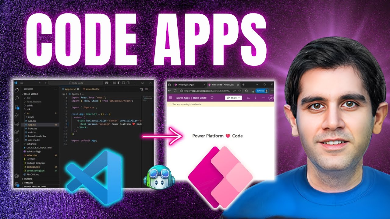 Power Apps Code Apps + GitHub Copilot (Vibe Coding)