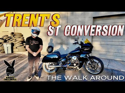 Walk around, Trick Bike Trents M8 softail, FXFBS, @Advanblack ST conversion - Kruesi Vlog #135