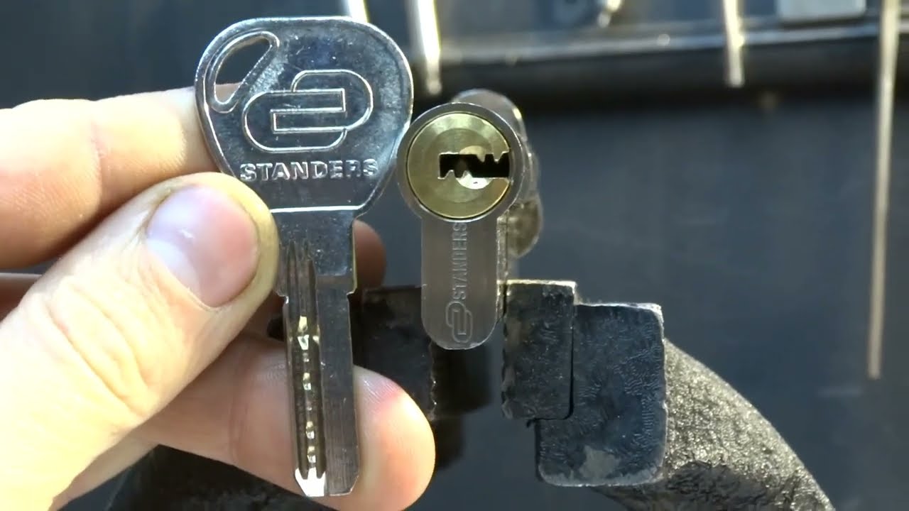 Impression lockpicking Standers tin foil key lockpick