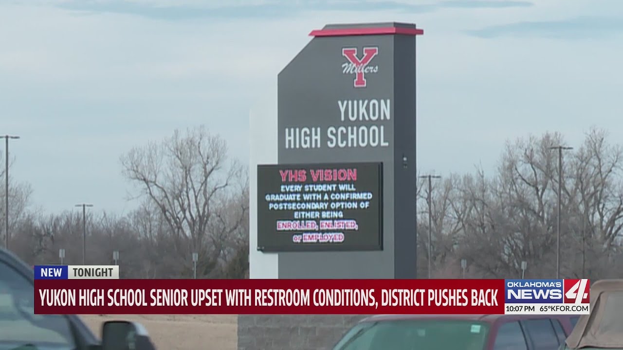 Yukon High School senior upset with restroom conditions, district pushes back