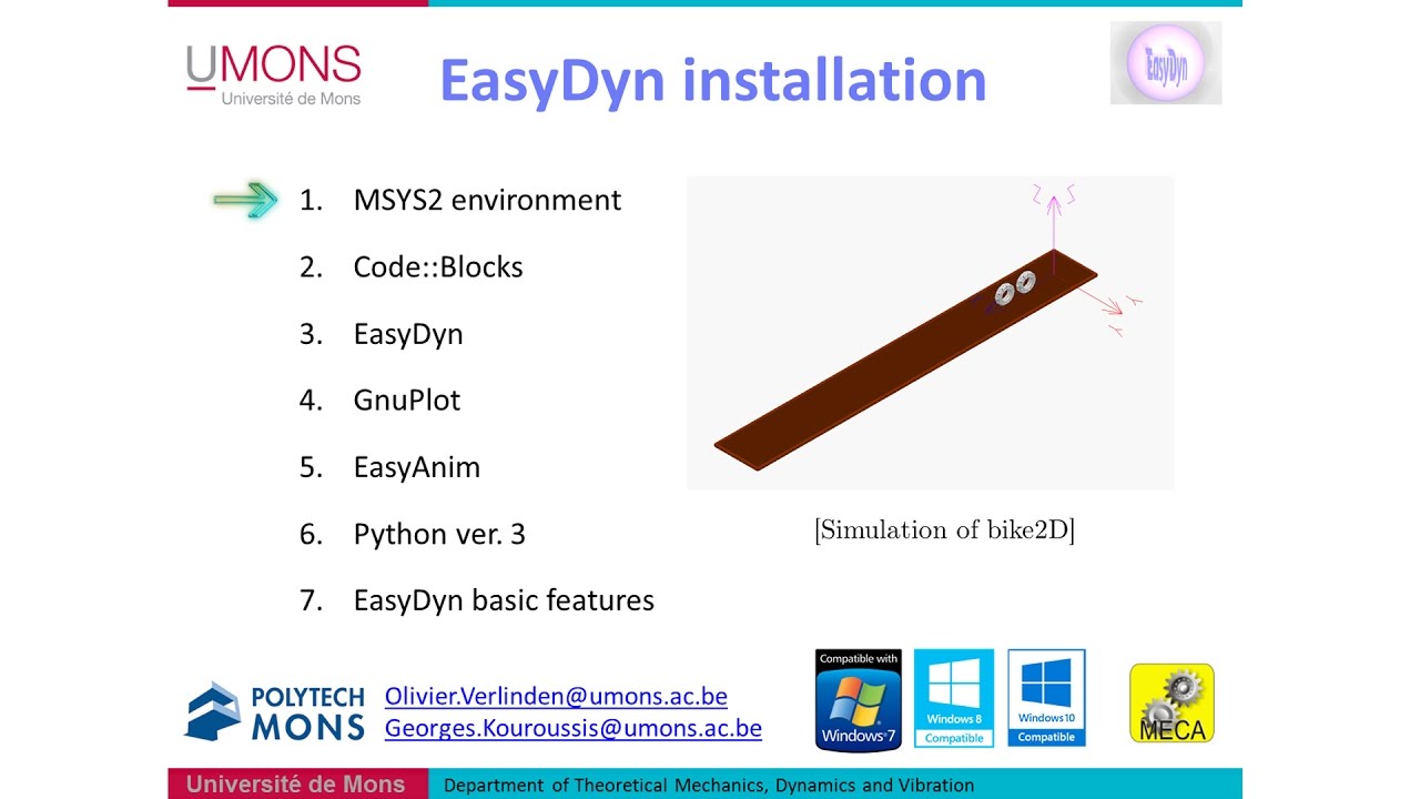 [Windows]: EasyDyn Installation Part #1 (MSYS2)