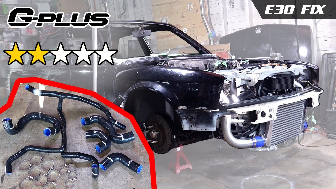 E30 Fix 19 | $63 eBay G-PLUS Silicone Radiator Coolant Hose Non-A/C Kit