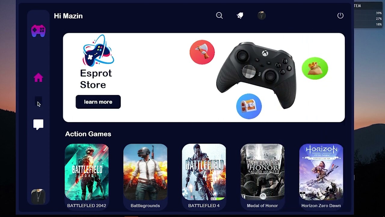Game Store Ui WPF C#