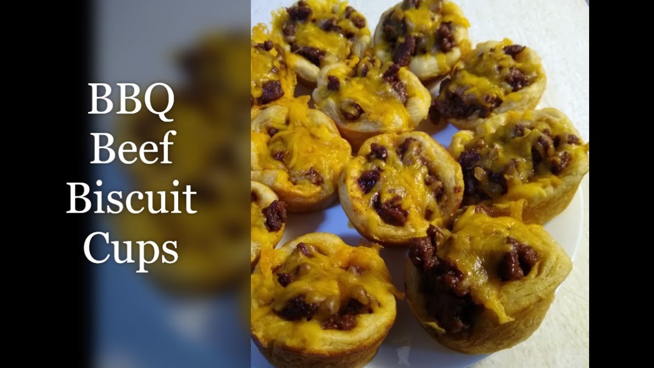 BBQ Beef Biscuit Cups