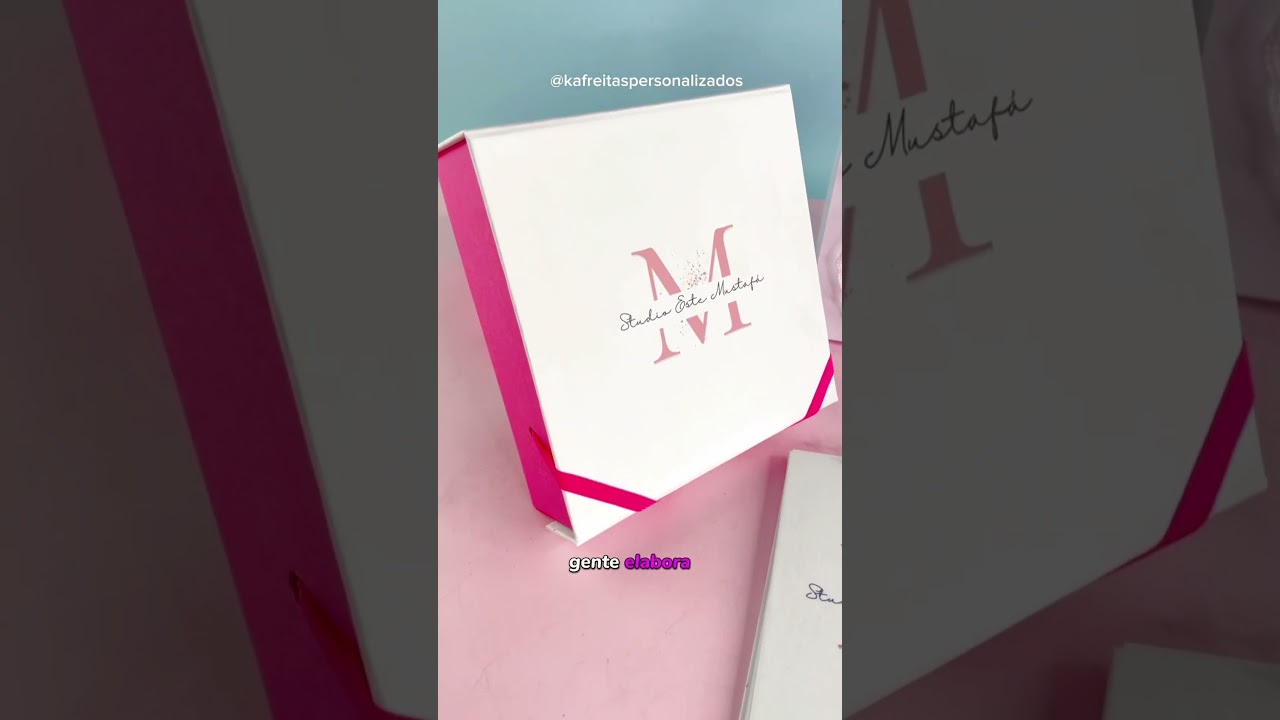 Press Kit Nails Designer #cartonagem #presskit