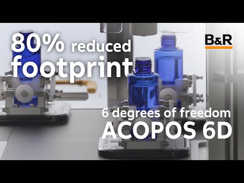 80% reduced footprint thanks to ACOPOS 6D
